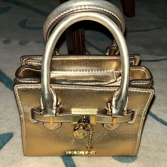 KORS Michael Kors | Bags | Nwt Michael Kors Hamilton Small Satchel Signature Leather Crossbody ...